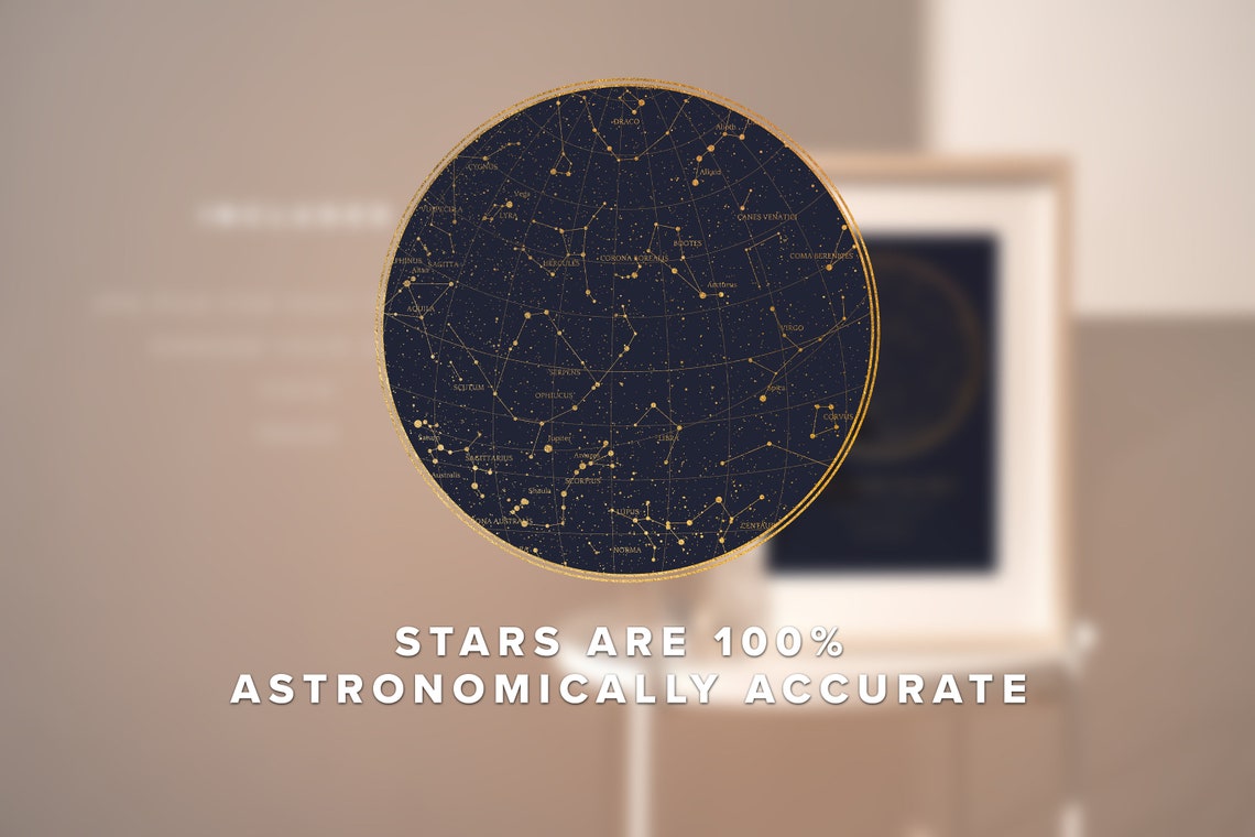The Night We Met 100% Accurate Star Map and the Perfect - Etsy