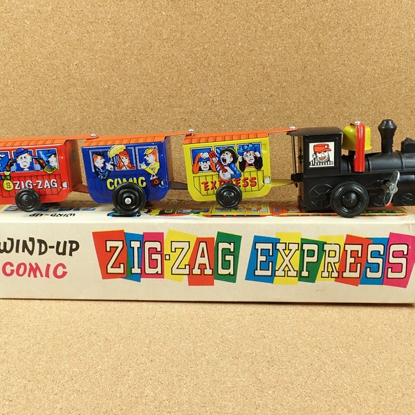 Wind up Toy Train - Etsy