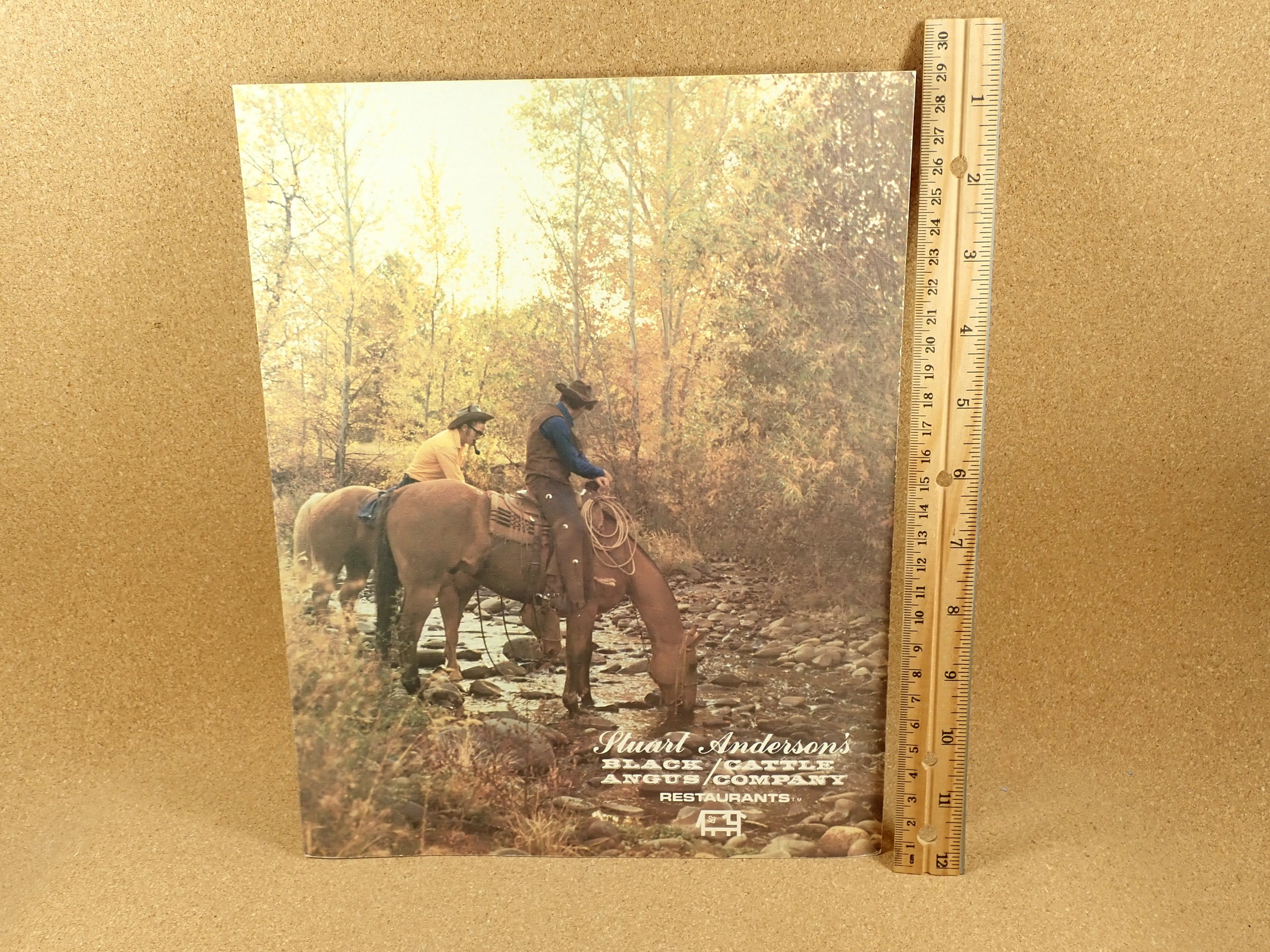 Vintage Stuart Anderson's Black Angus Cattle Company Menu - 1970s Food ...