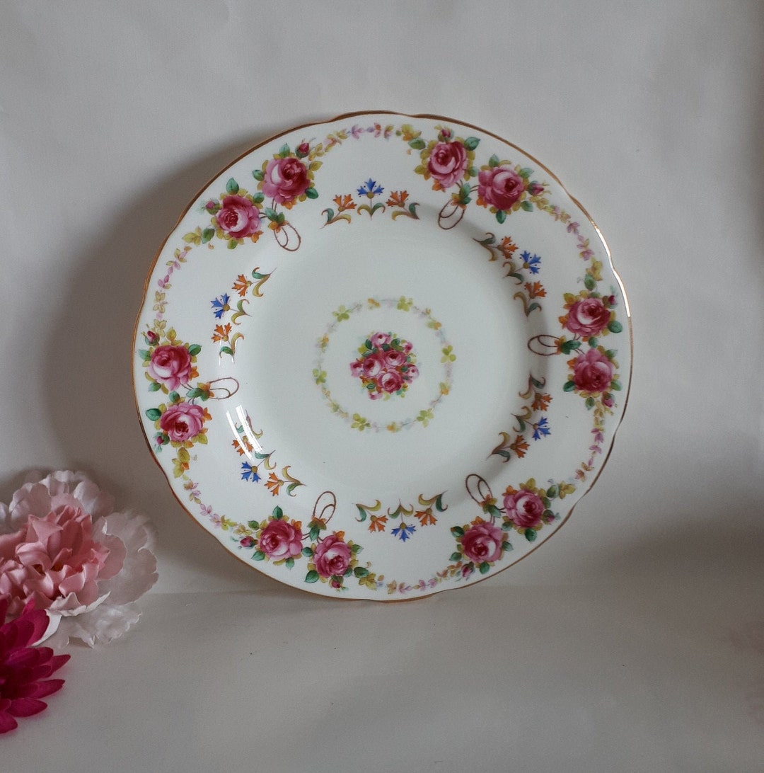 Stunning Chelsea China Plate 10 Royal Crown Morris. - Etsy