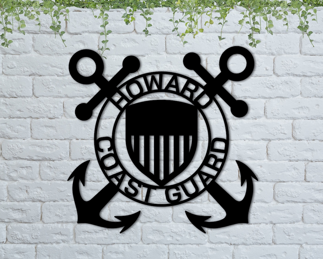 Personalized Coast Guard Sign, United States Coast Guard Sign, US Coast ...