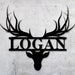 Family Name Metal Sign Deer Last Name Sign Housewarming - Etsy