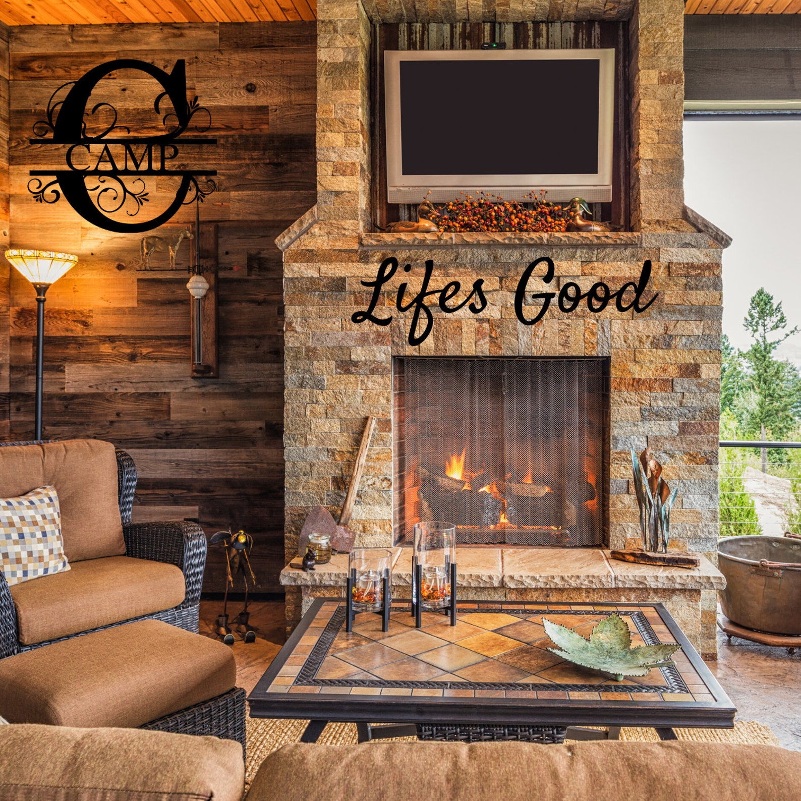 Personalized Metal Sign Family Name Sign Housewarming Gift | Etsy