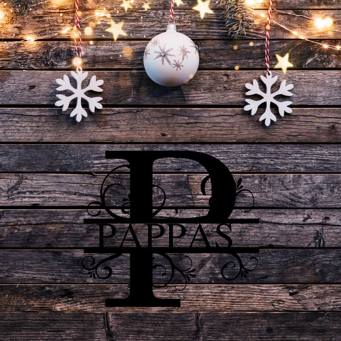 Personalized Metal Sign Family Name Sign Housewarming Gift | Etsy