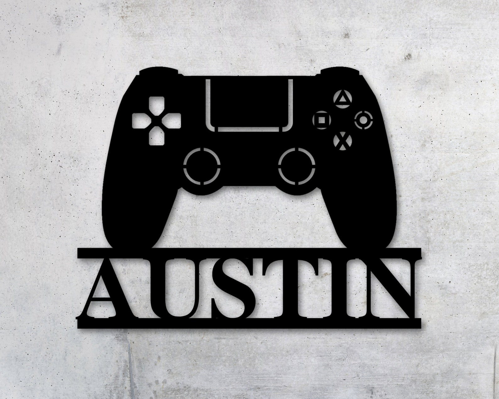 Controller Sign Gamer Metal Sign Gamer Name Sign Metal - Etsy