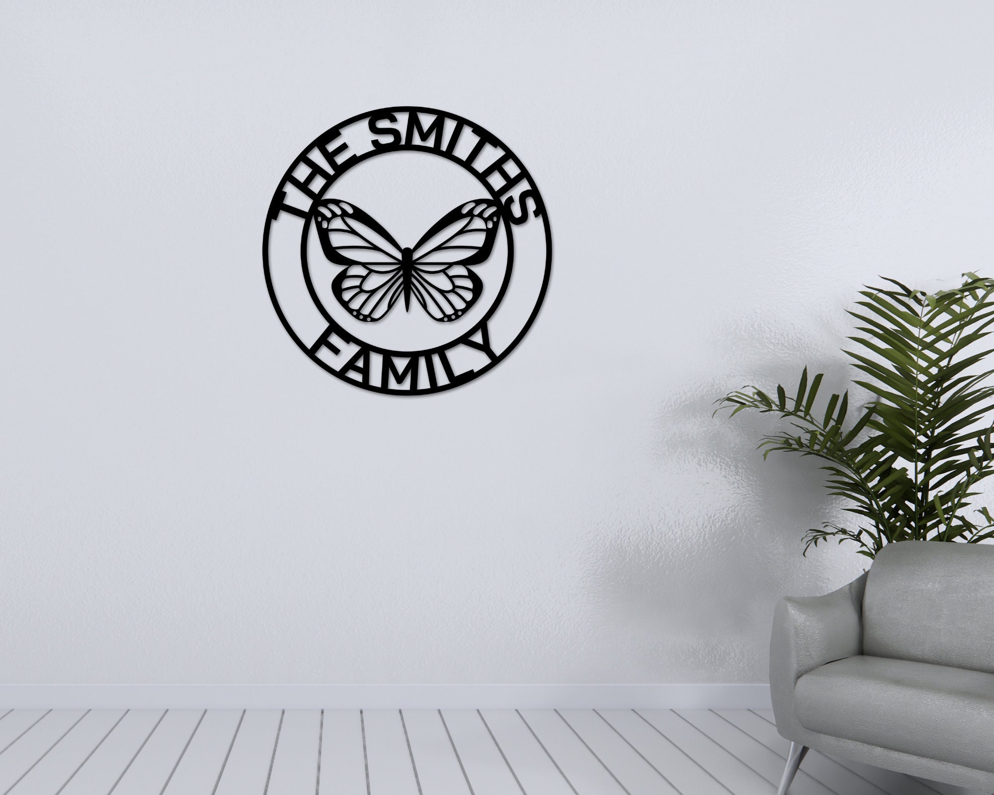 Custom Butterfly Name Sign Custom Metal Sign Butterfly Sign - Etsy