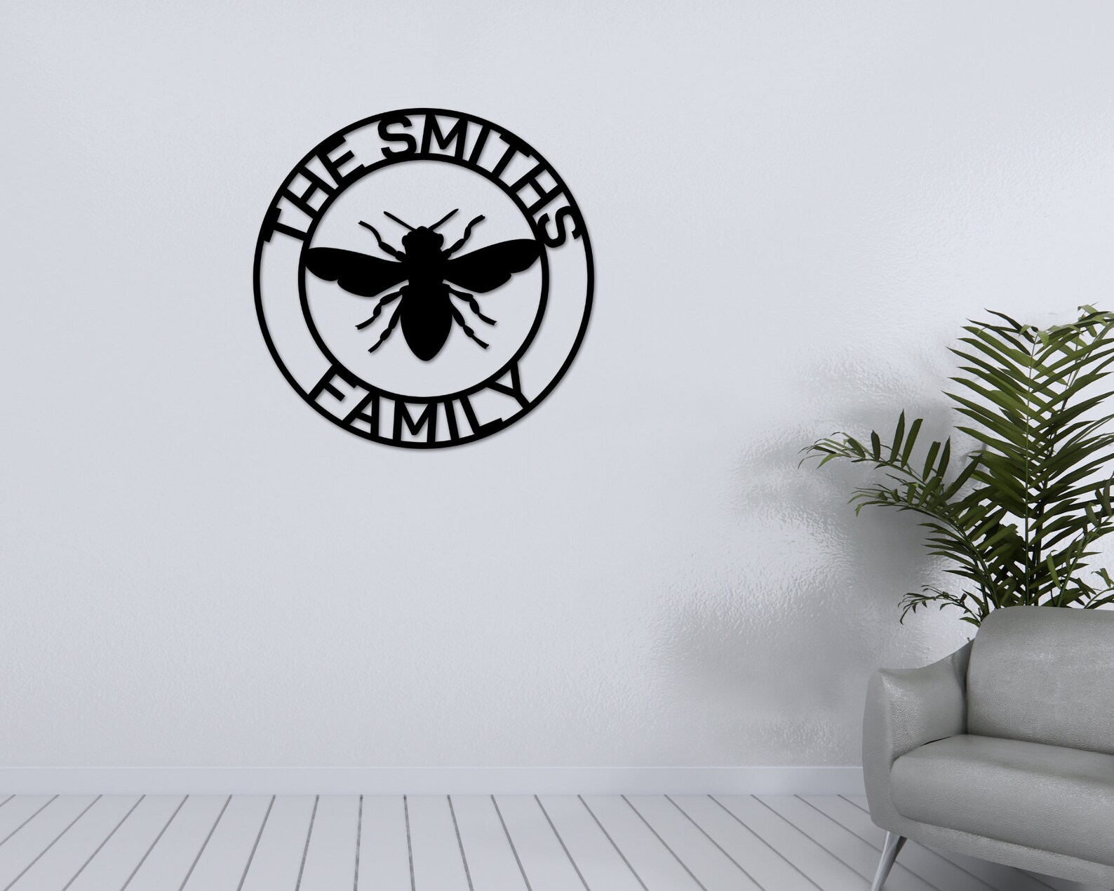 Honey Bee Family Name Established Sign Custom Honey Bee Name - Etsy