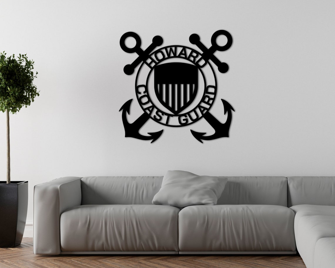 Personalized Coast Guard Sign United States Coast Guard Sign - Etsy