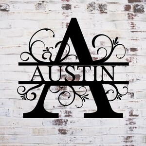 Mothers Day Gift, Mothers Day Sign, Gift for Mom, Last Name Metal Sign ...