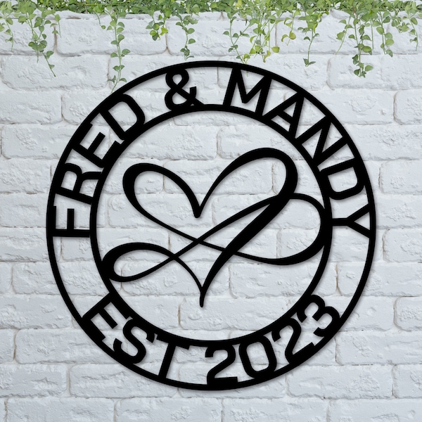 Infinity Name Sign - Etsy