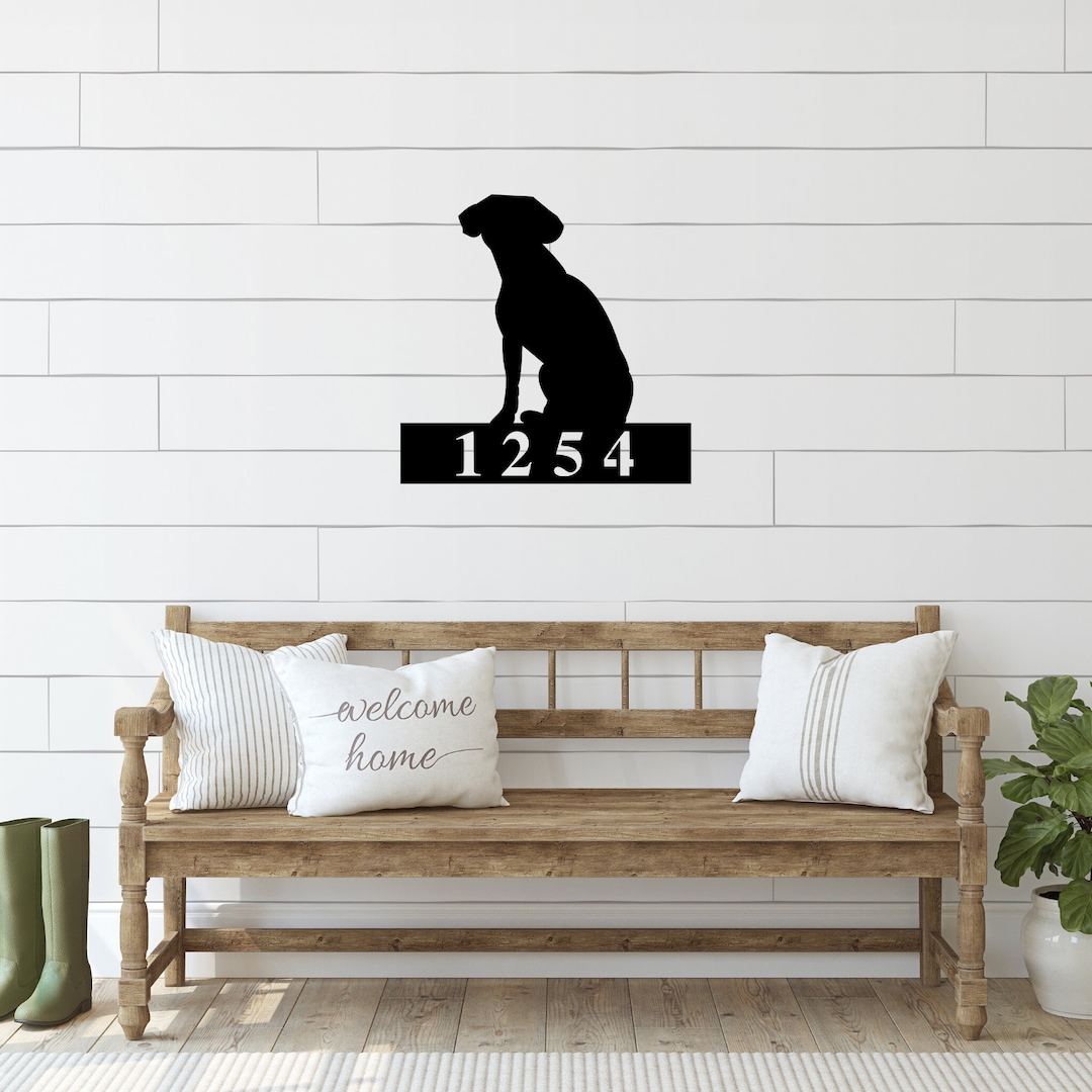 Dog Lovers Address Sign Housewarming Gift Address Sign for - Etsy