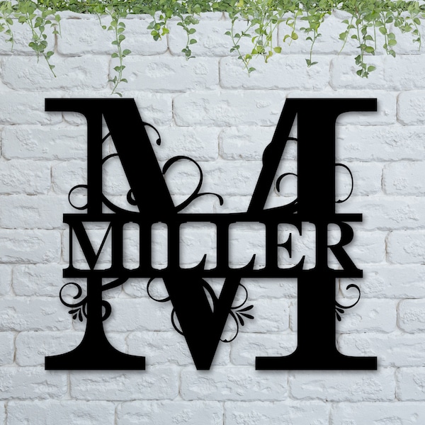 Metal Name Sign - Etsy