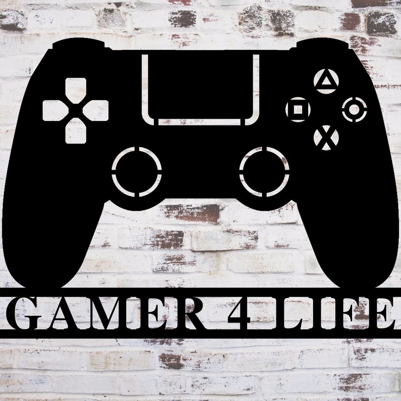 Controller Sign Gamer Metal Sign Gamer Name Sign Metal - Etsy