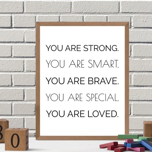You Are Amazing Nursery Wall Art Kids Wall Art Nursery | Etsy