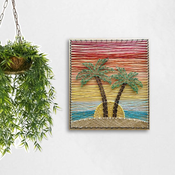 Sunset String Art - Etsy