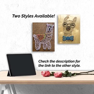 DIY String Art Llama Home Decor, Wall Hanging Sign Gift Idea, Custom ...