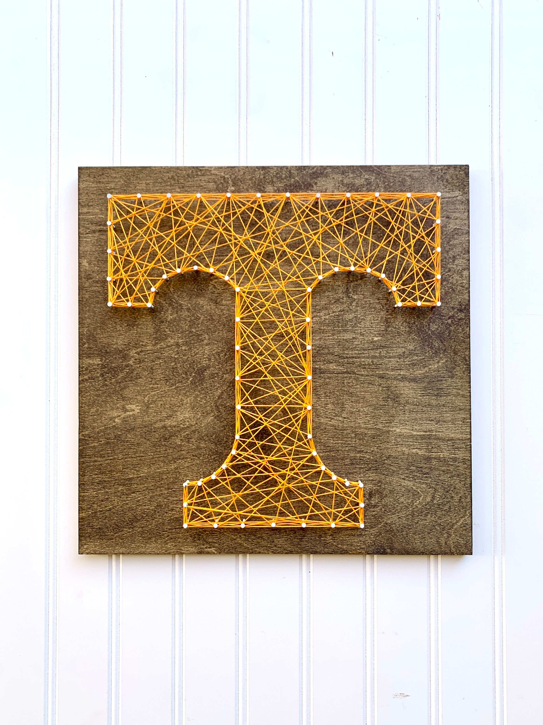 String Art Power T Home Decor, Custom Tennessee Wall Hanging Sign, DIY ...