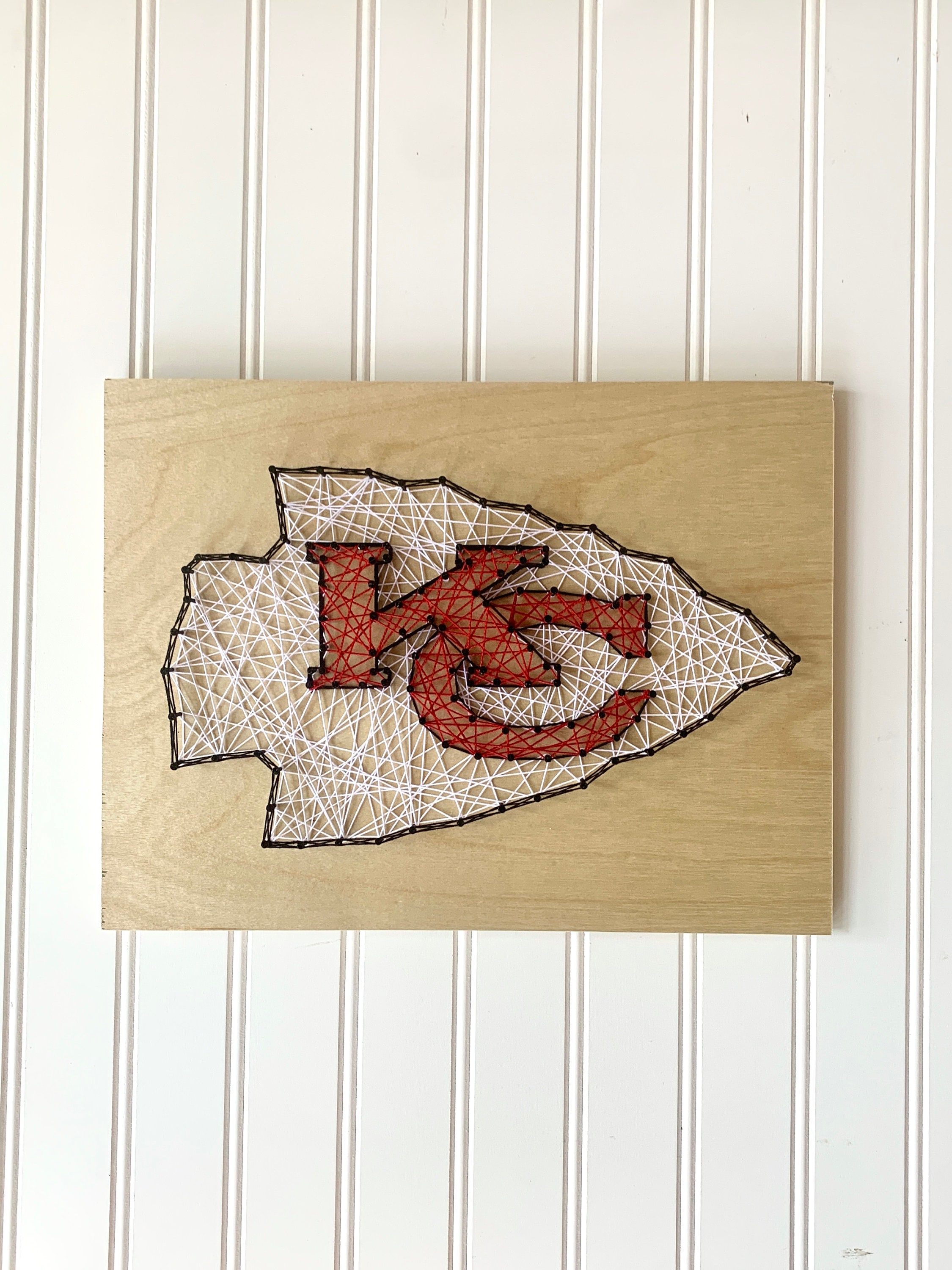 DIY String Art Chiefs Football Digital Download PDF Template Nail ...