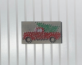 String Art Truck Christmas - Etsy