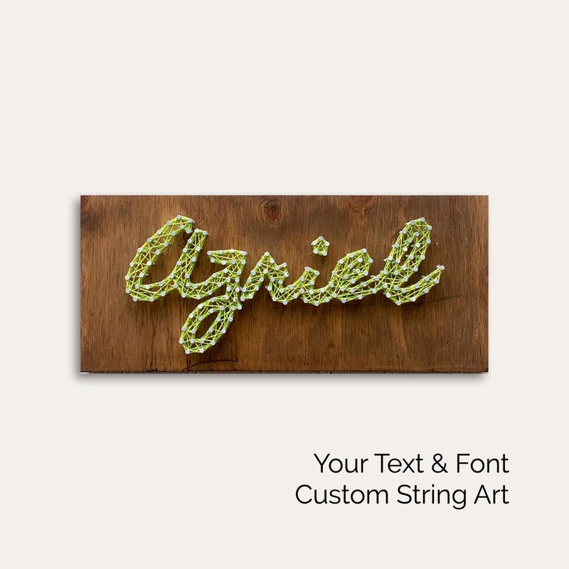 Custom String Art - Etsy