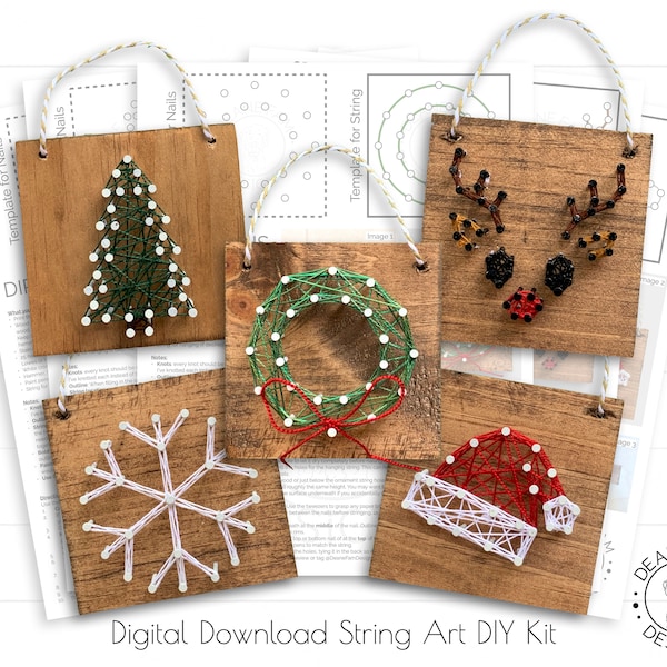 String Nail Art Christmas - Etsy