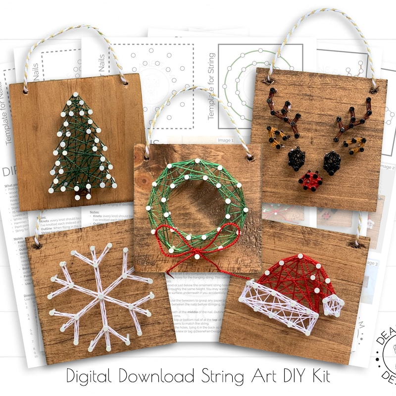 Christmas String Art - Etsy