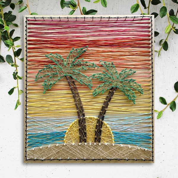 Sunset String Art - Etsy