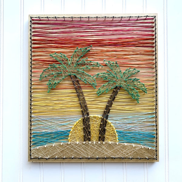 Sunset String Art - Etsy