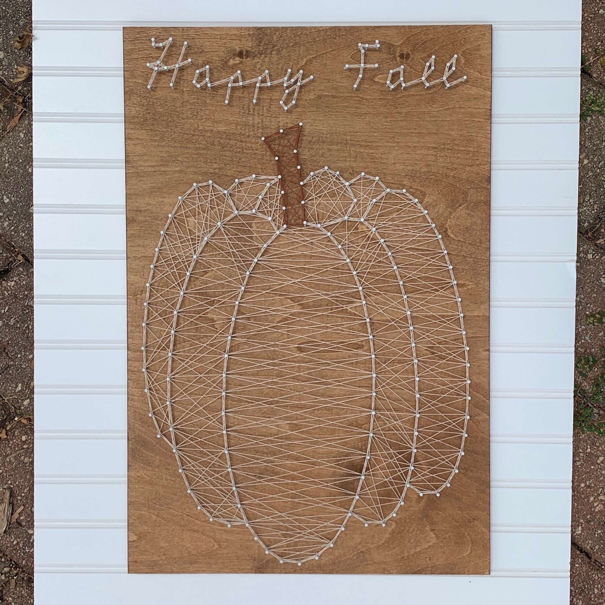 Happy Fall Giant Pumpkin String Art sign Home Decor Gift - Etsy