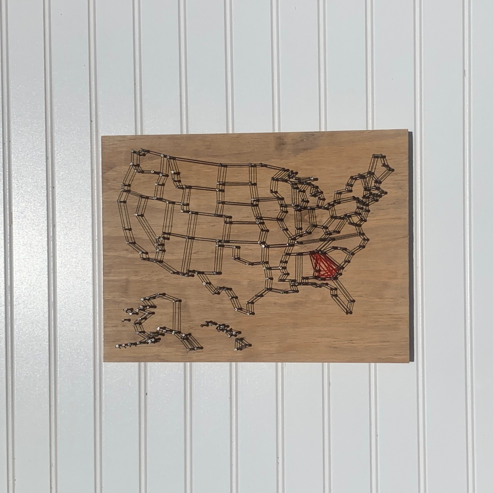 Customizable String Art Map of the United States - Etsy