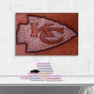 String Art Chiefs Decor, Custom KC Kansas City Wall Hanging Home Signs ...