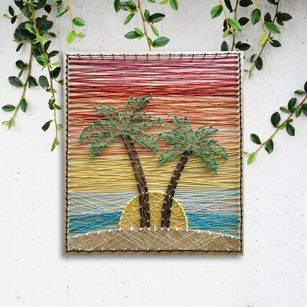 Sunset String Art - Etsy