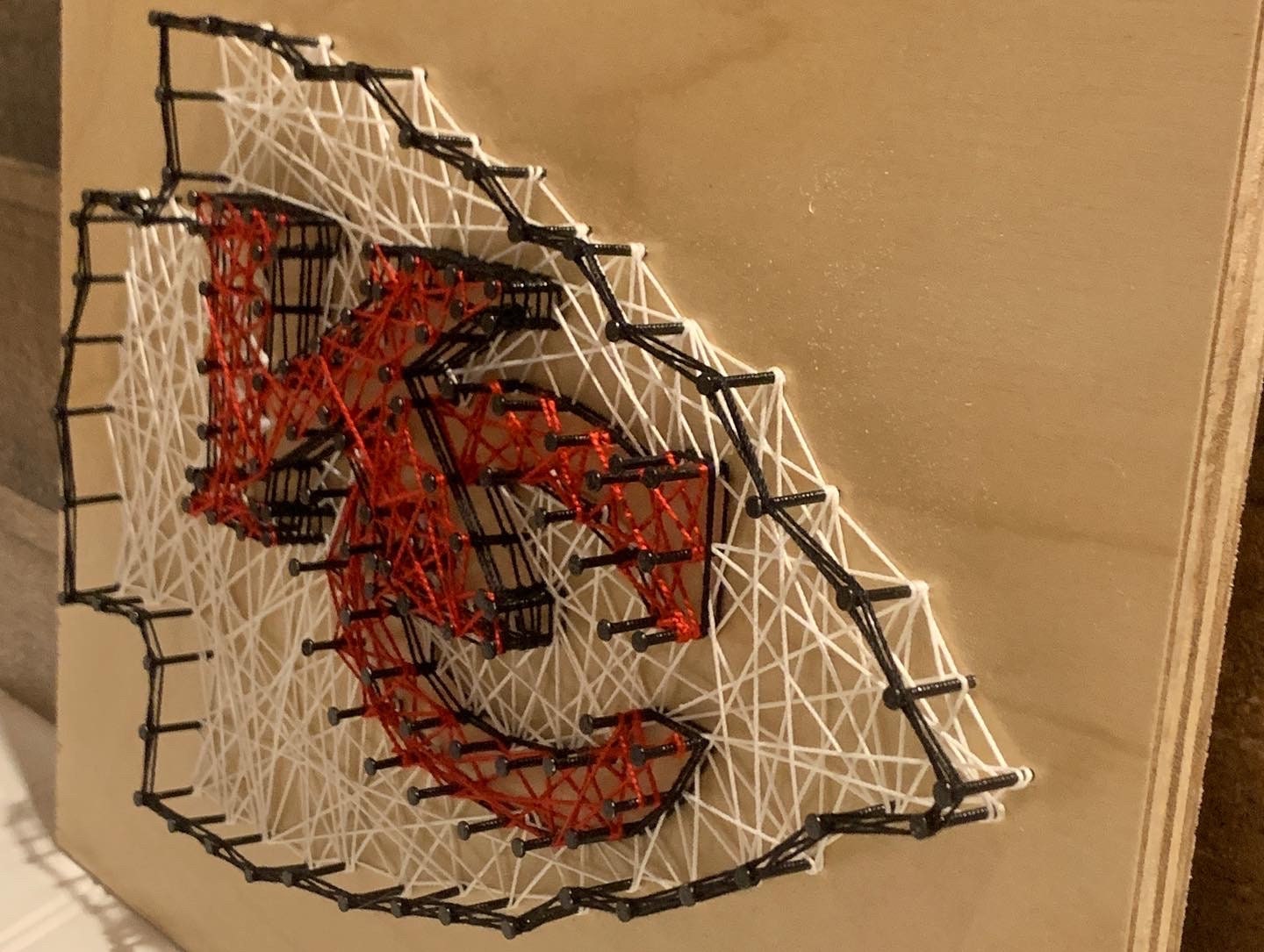 DIY String Art Chiefs Football Digital Download PDF Template Nail ...