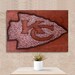 String Art Chiefs Decor, Custom KC Kansas City Wall Hanging Home Signs ...