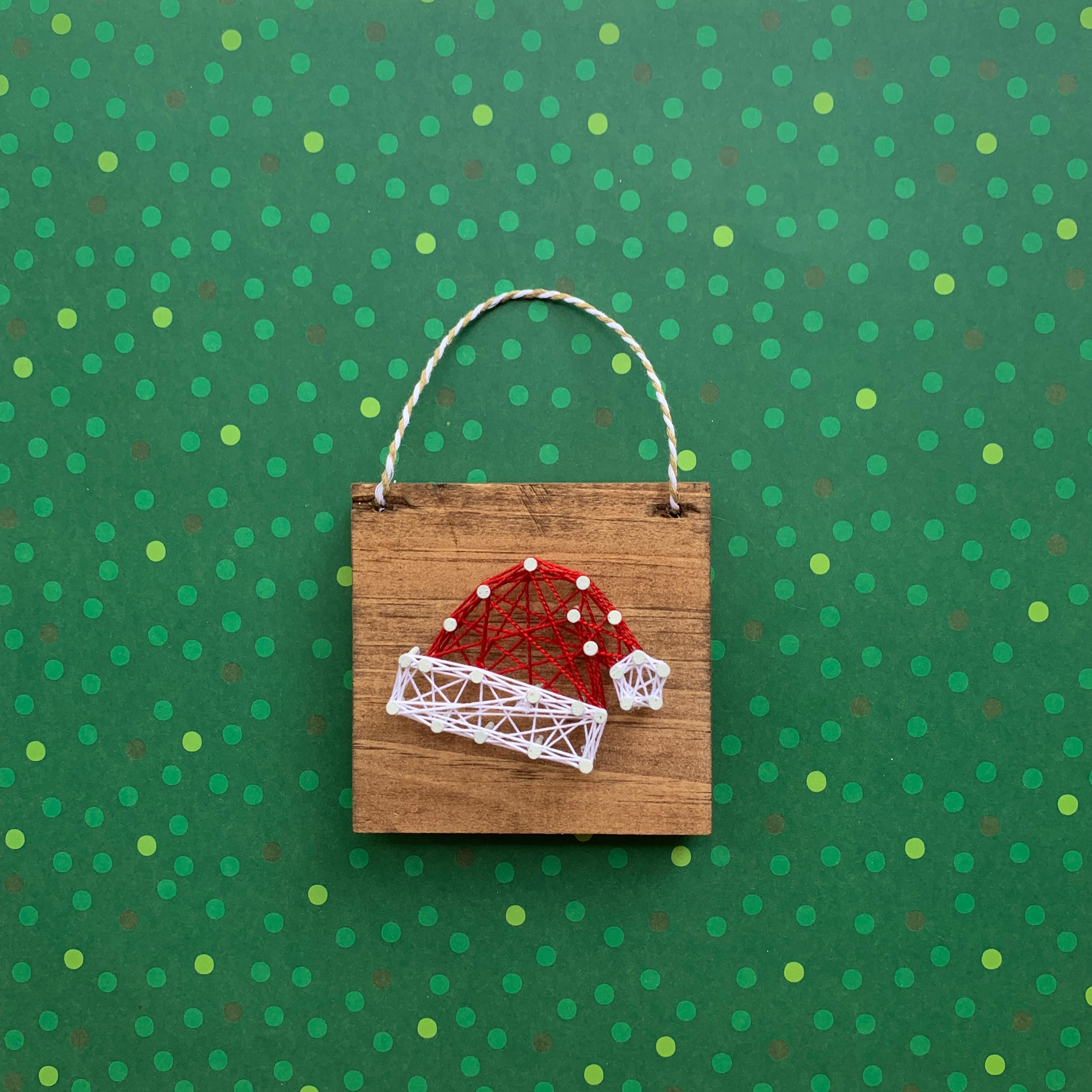 DIY String Art Christmas Ornament Tree Decor, Set of 5 Personalize ...