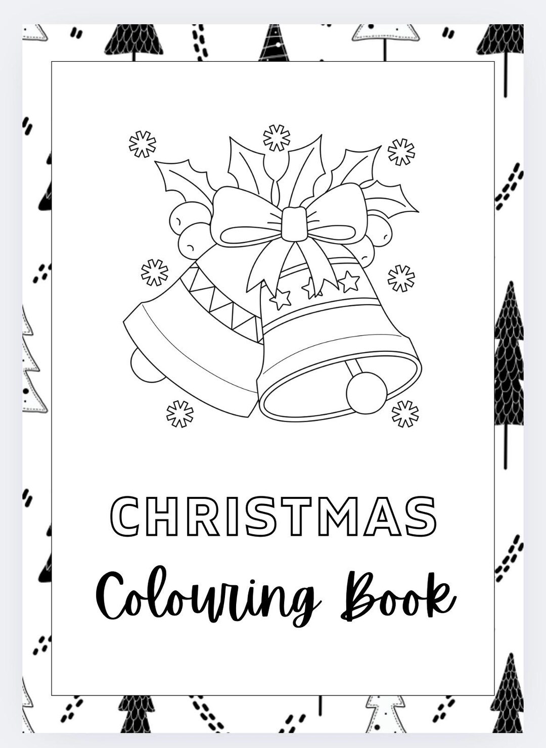 Christmas Colouring Book - Etsy