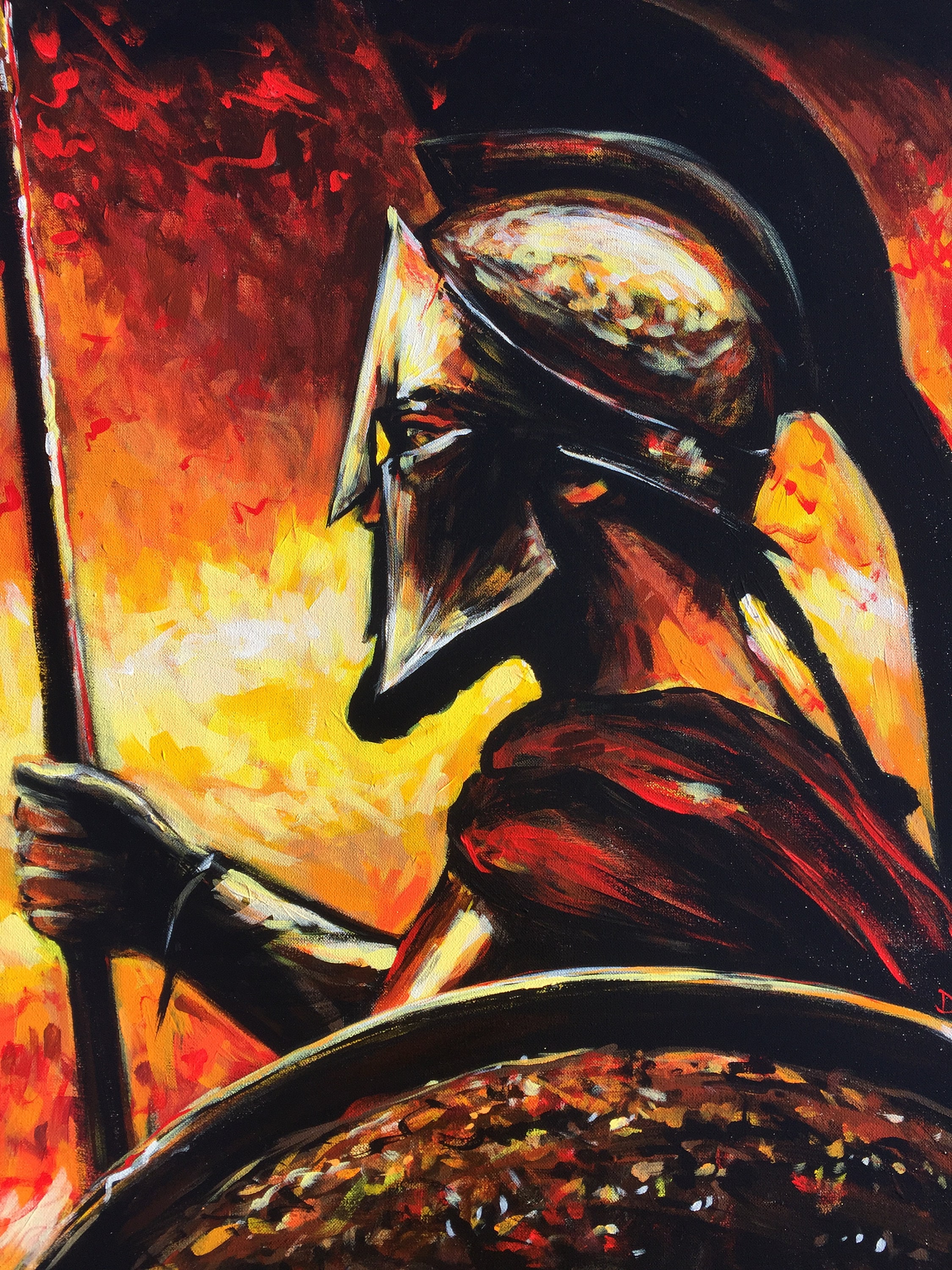 Pintura original de bellas artes - Etsy España