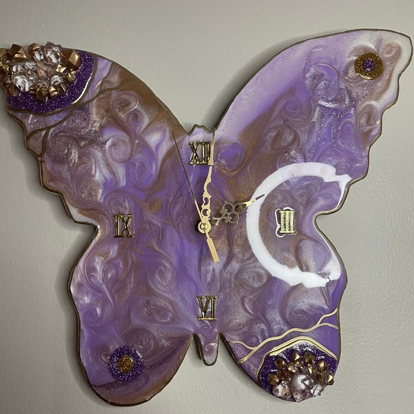 Butterfly Clock - Etsy