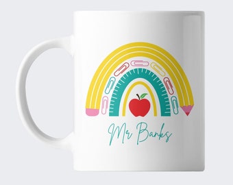 Personalised Teacher Mug, Design Your Own Teacher, Teacher Gift, Gift ...