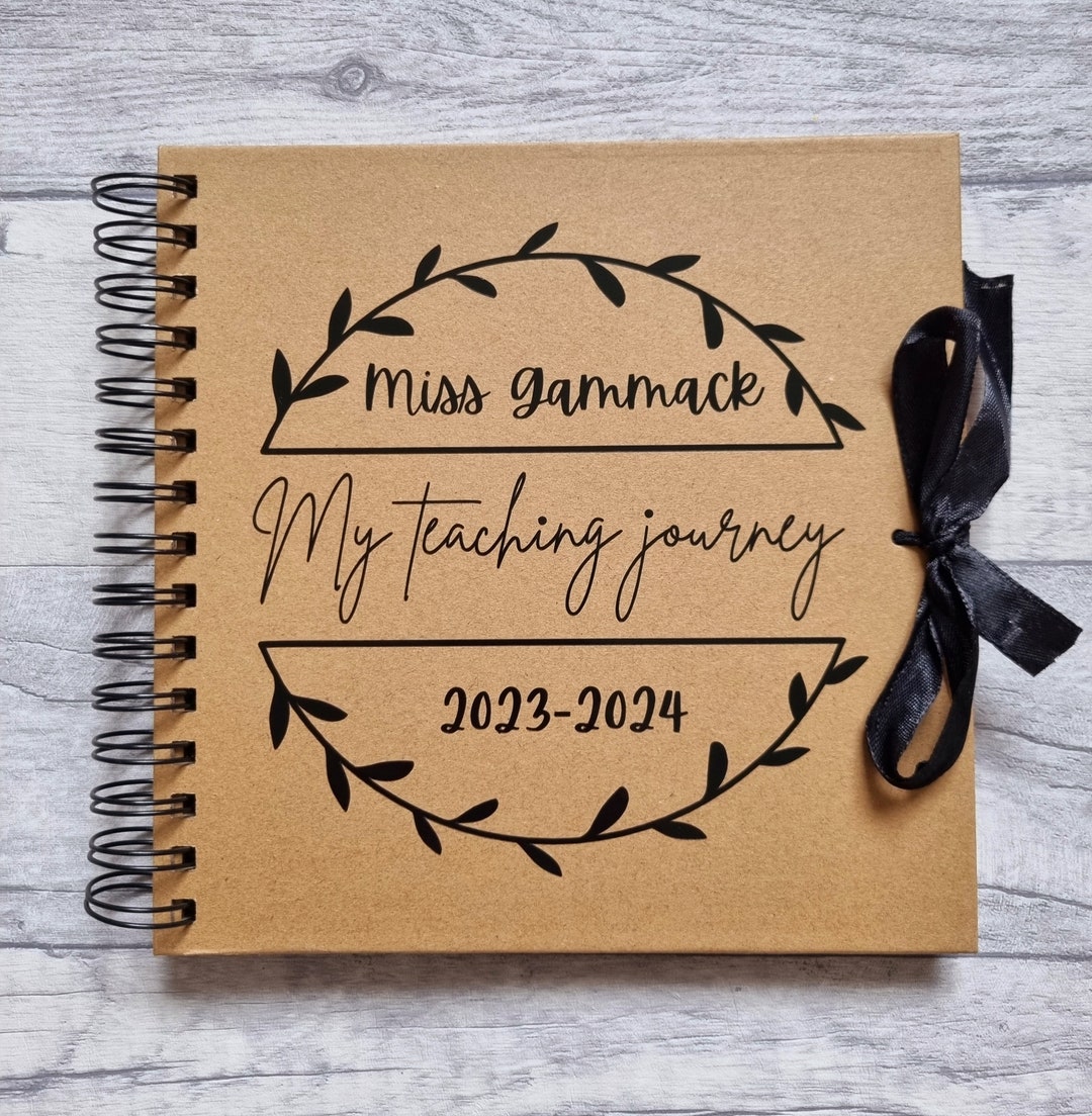 Personalised Teacher Scrapbook / Photo Album Custom Designed - Etsy