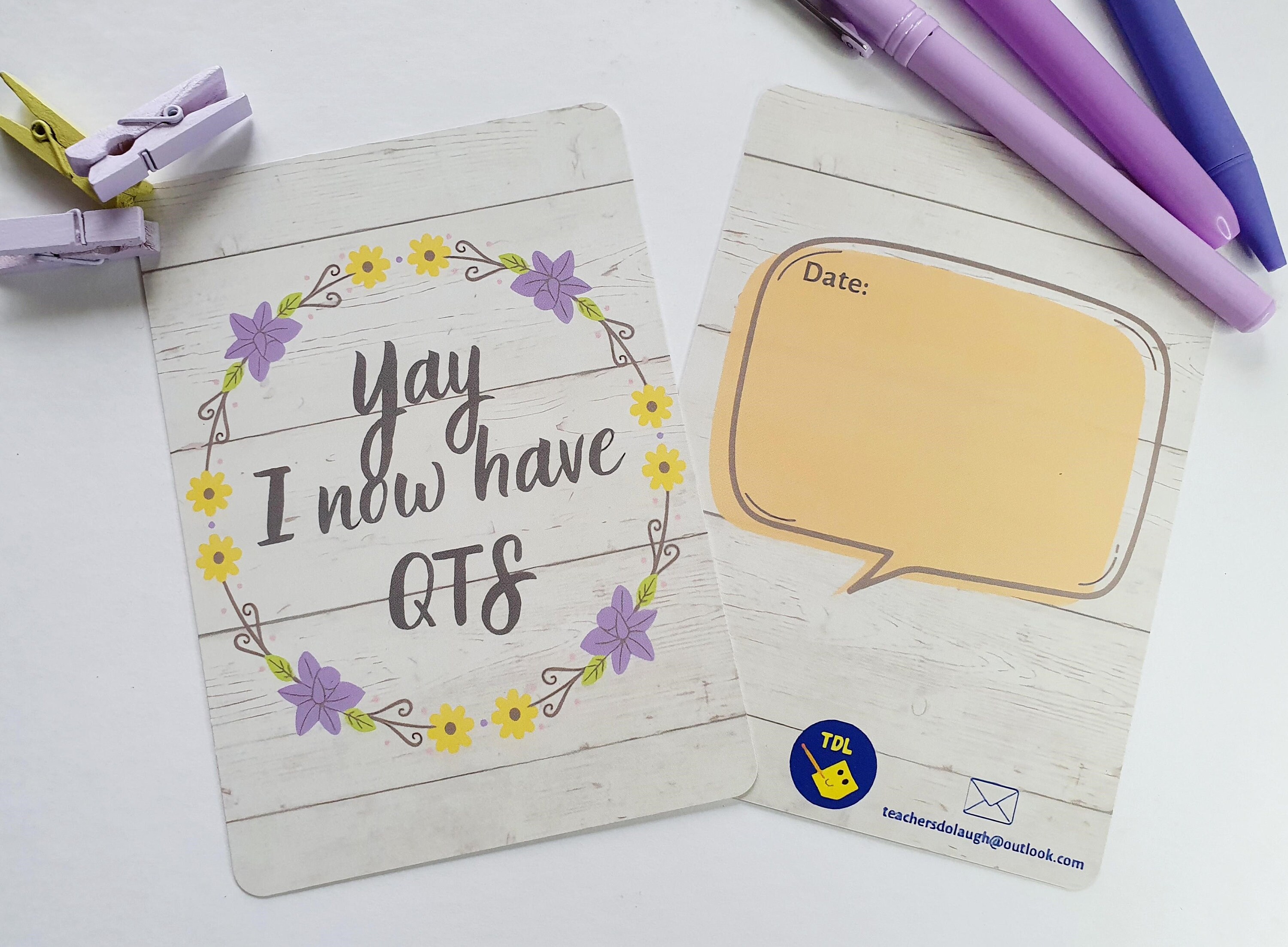 Teacher Trainee Milestone Cards | Etsy