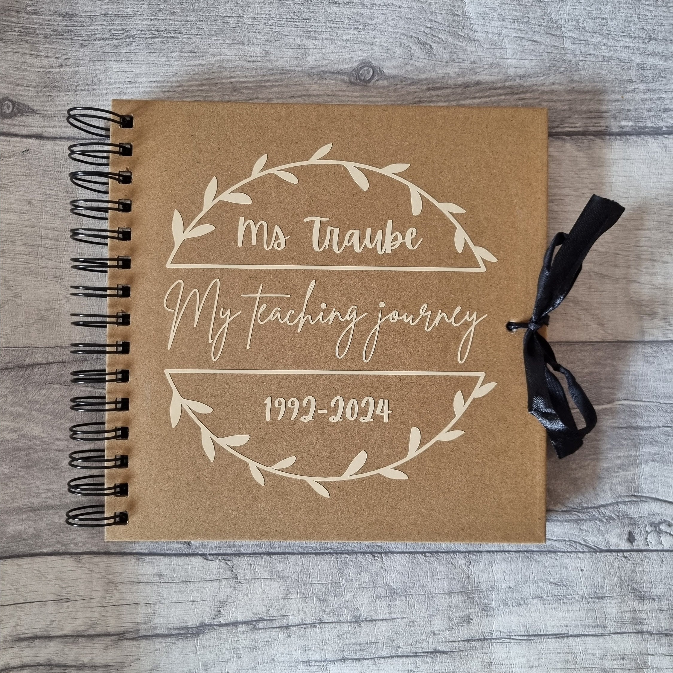 Personalised Teacher Scrapbook / Photo Album Custom Designed - Etsy