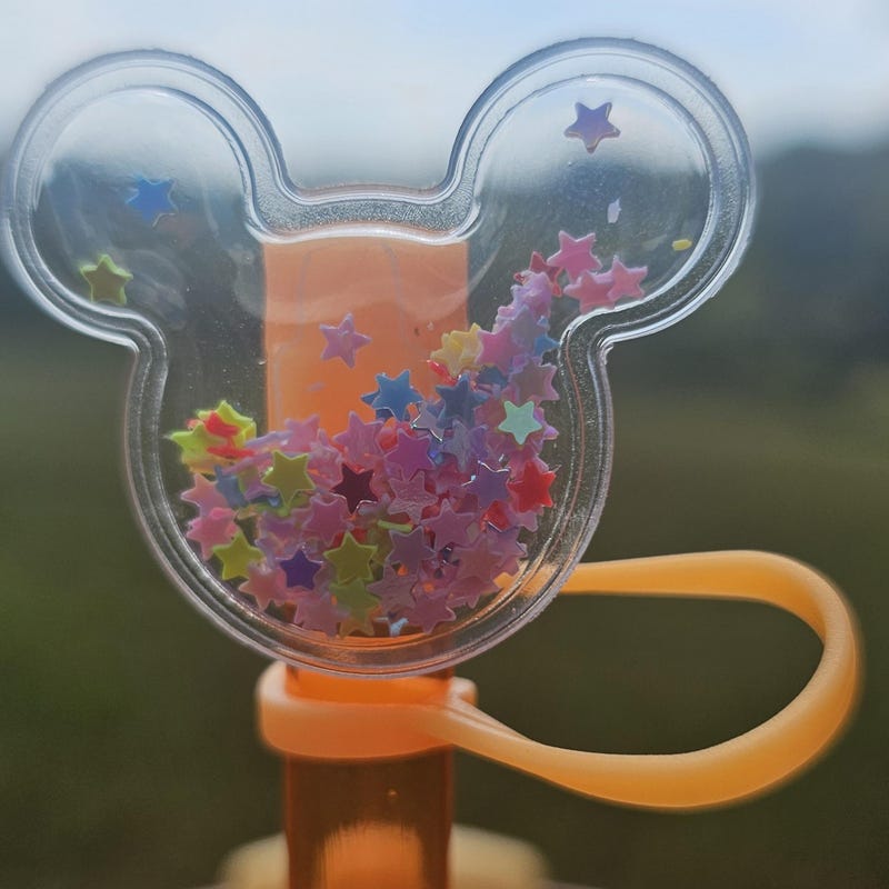 Mickey Mouse Straw Topper - Etsy