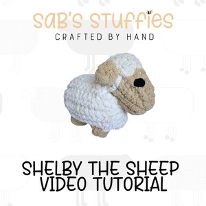 Shelby the Sheep Hand Knit Patterns, Sheep Pattern, Video Tutorial ...
