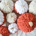 Chunky Knit Pumpkin Video Tutorial/pattern, Learn How to Finger Knit ...