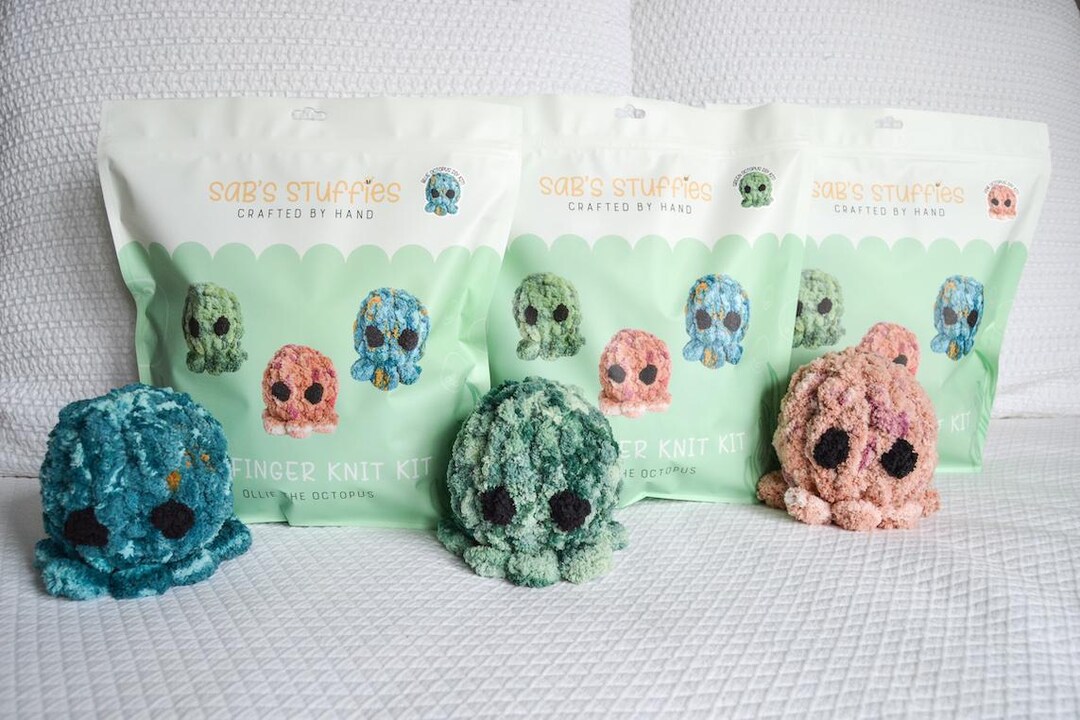 Ollie the Octopus DIY Kit, DIY Kit, Crochet Octopus, Octopus Kit, Learn ...