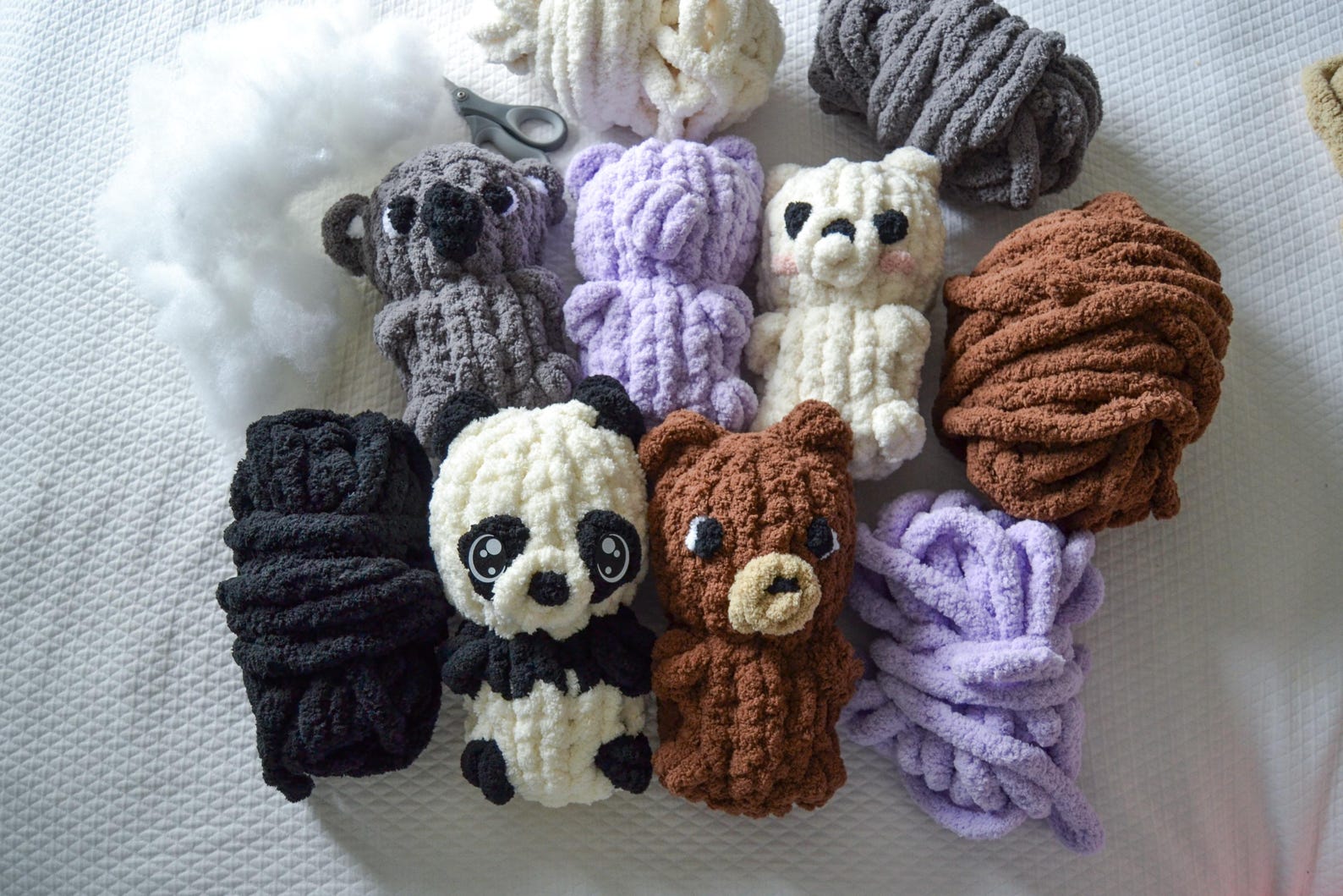 5-in-1 Hand Knit Bear Patterns, Video Tutorial, Intermediate, Learn How ...