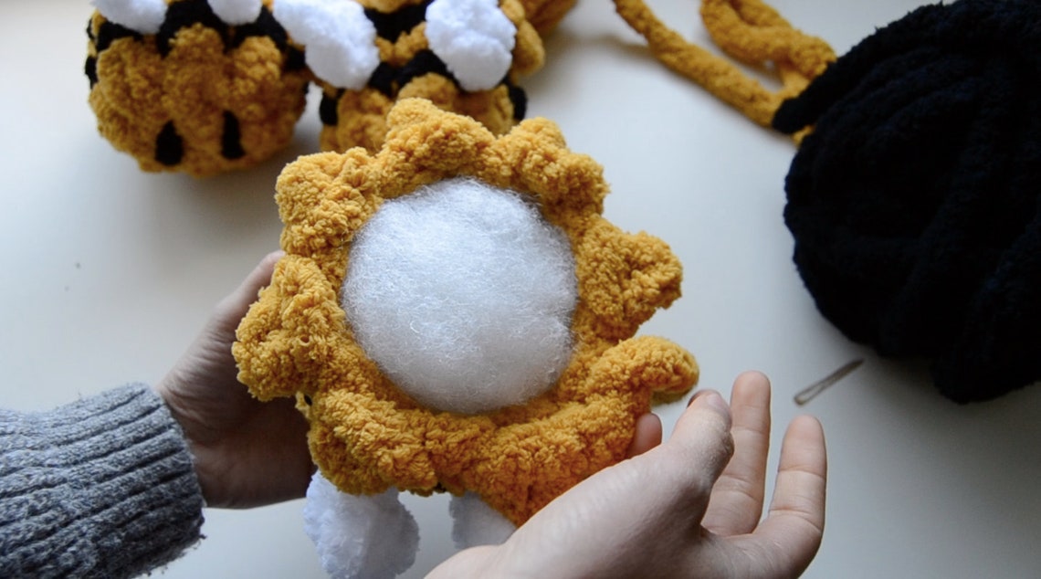 Mini Beatrice the Bumblebee DIY Kit, DIY Kit, Bee, Chunky Knit Bee ...