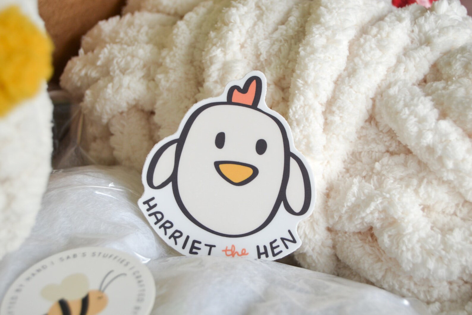 Harriet the Hen DIY Kit, DIY Kit, Hen, Chunky Knit Hen, Learn How to ...