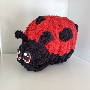 Ladybug Stuffed Animal, Lola the Ladybug, Crochet Ladybug, Ladybug ...